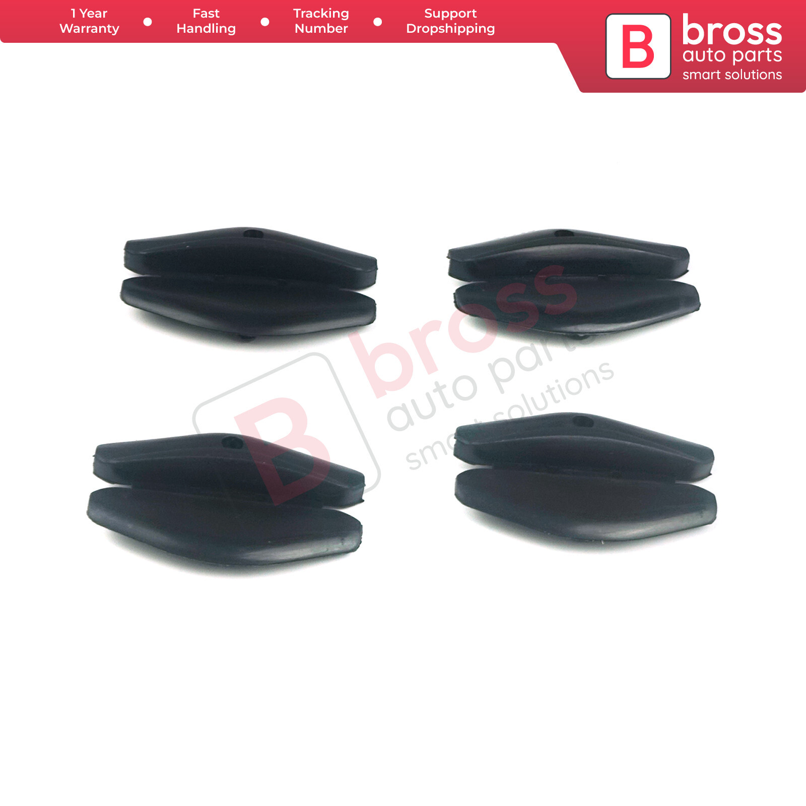 4 Pieces Front Rear Door Window Glass Guide 20478733 22539533 for Buick ...