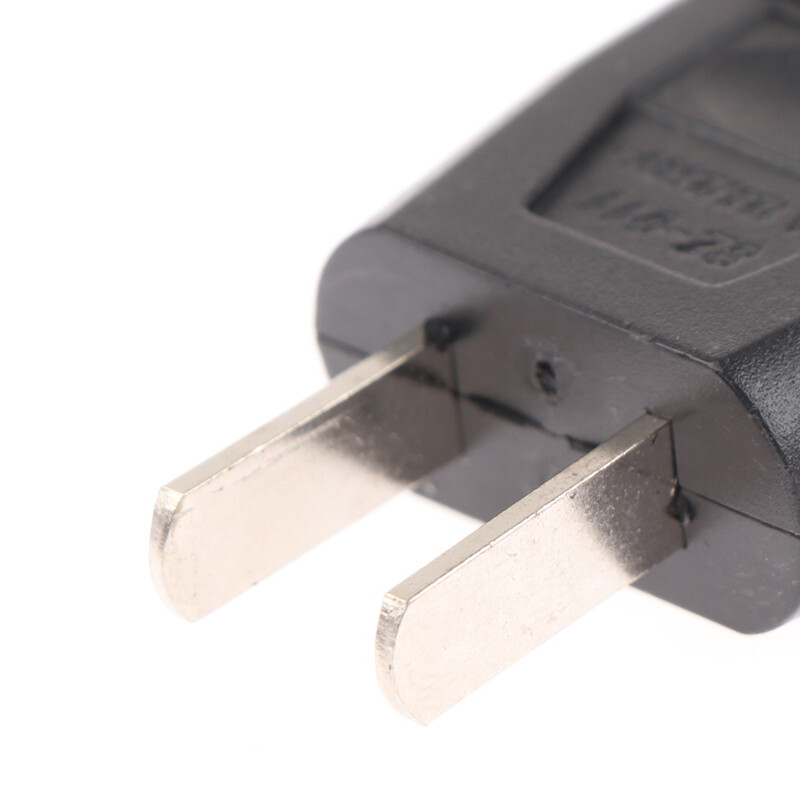 American China To EU Europe Travel Power Adapter 2 pin US To EU Plug ...