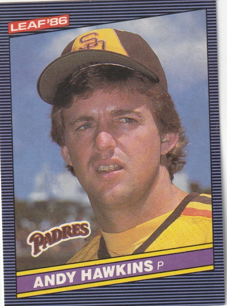 FREE SHIPPING-MINT-1986 Leaf Canadian Andy Hawkins #158 PADRES | eBay