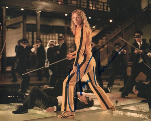 Autographed Uma Thurman Sexy 8 X 10 Photo Signed With Coa Ebay