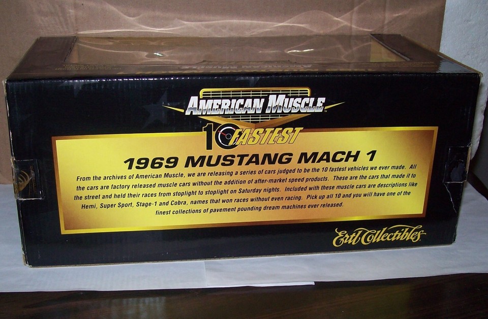 1:18 1969 Mustang Mach 1 - 10 Fastest American Muscle LIMITED EDITION ...