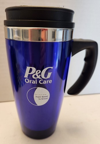 P&G Oral Care Travel Blue Mug Procter & Gamble | eBay