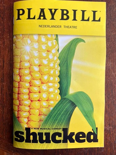Shucked musical playbill Broadway NYC 2023 Tony nominated #2 | eBay