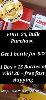 Vikil 20 (15 BOTTLES in a box) | eBay