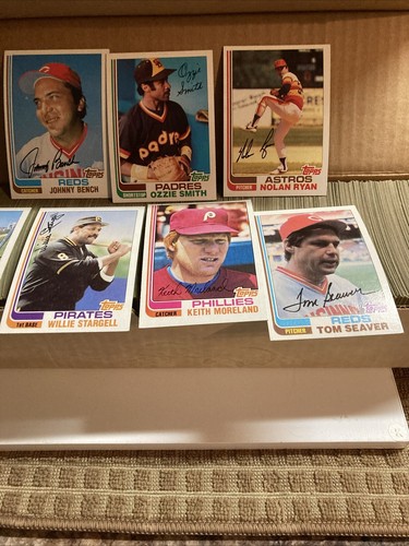 1982 Topps Baseball Set 750 Common Cards /Ozzie Smith, Nolan Ryan ...