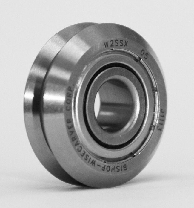 BISHOP-WISECARVER W1SSX Dual-Vee Track Roller/Guide Wheel SST/ Sealed ...