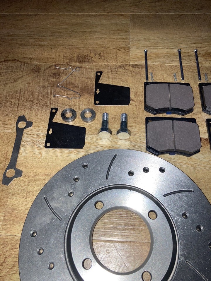 FORD MK1 ESCORT FRONT DISC CONVERSION KIT INC AP M16 STYLE SOLID ...