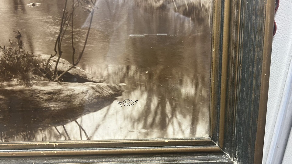 1930 Manugian Photograph South Norwalk, CT River framed 24 x 20 | eBay