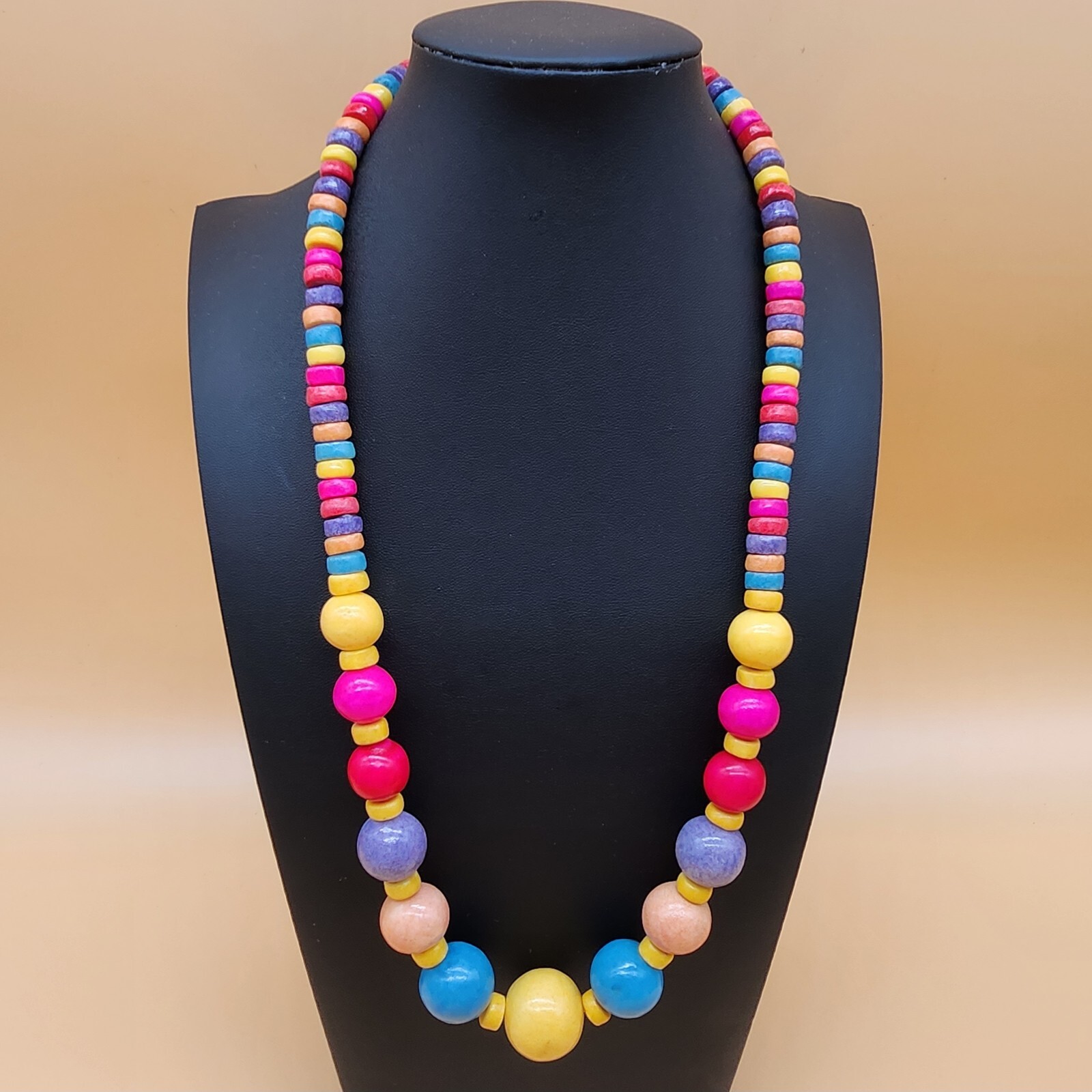 Vintage Karla Jordan Candy Colorful Graduated Beads … - Gem