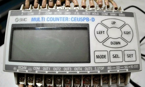 SMC CEU5PB-D MULTI COUNTER SS PNEUMATIC CYLINDER ACTUATOR SWITCH *FREE ...