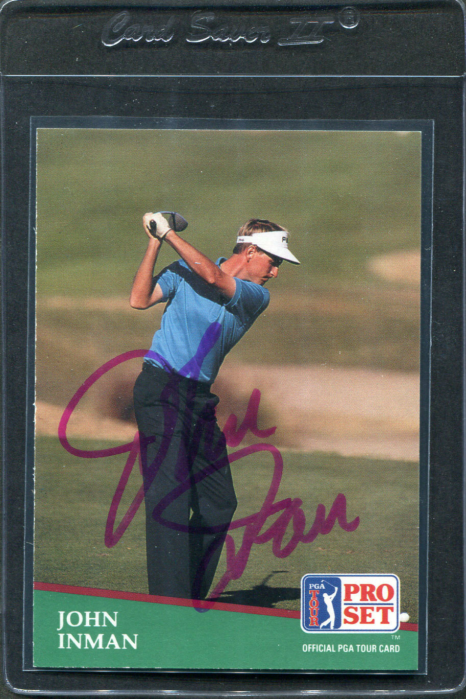 1991 Pro Set Golf John Inman #20 Signed Autograph Auto | eBay