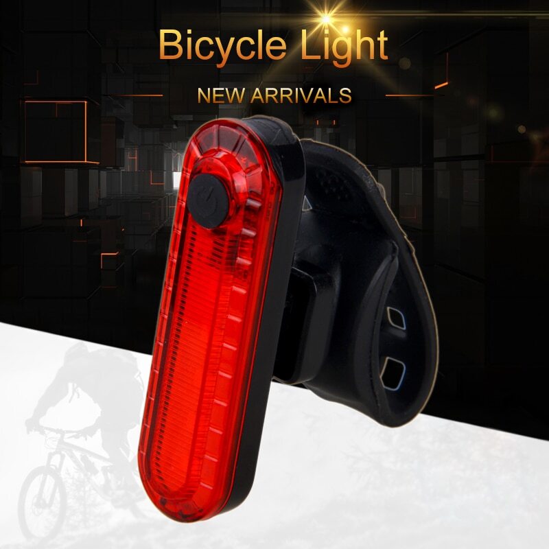 2Set LED USB Mountain Bike Lights Bicycle Torch Front+Rear Lamp Kit ...