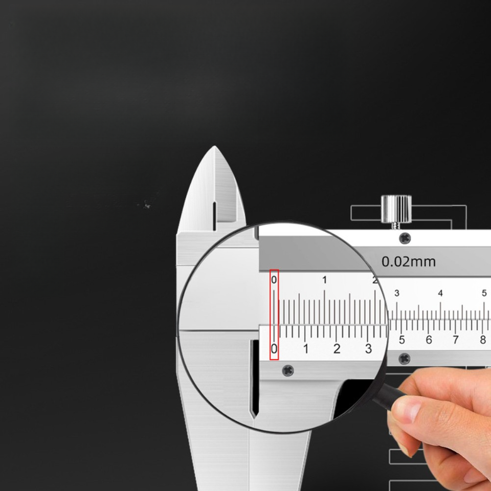 Compact Metal Vernier Caliper 100mm Small Caliper for Accurate ...
