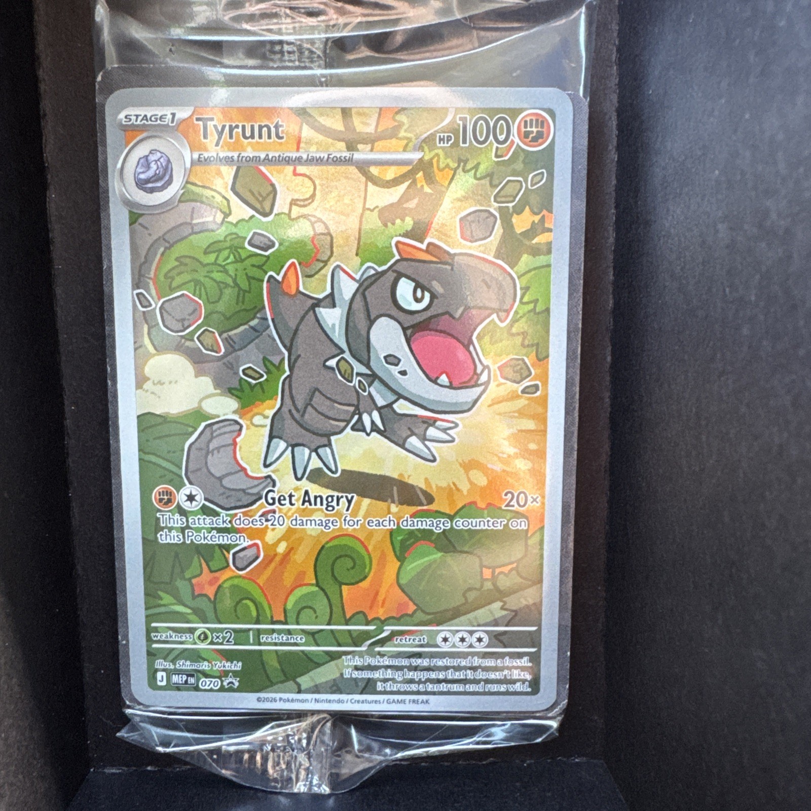 Pokémon TCG - Perfect Order Black Star Promo Holo - Tyrunt #70 - Sealed ...