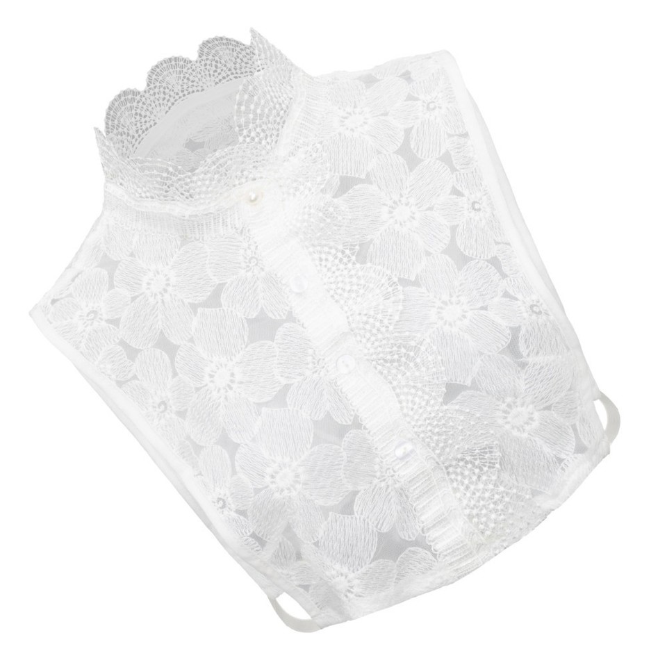 Ladies Lace Fake Collar Detachable Shirt Cuffs Collars for Women | eBay ...