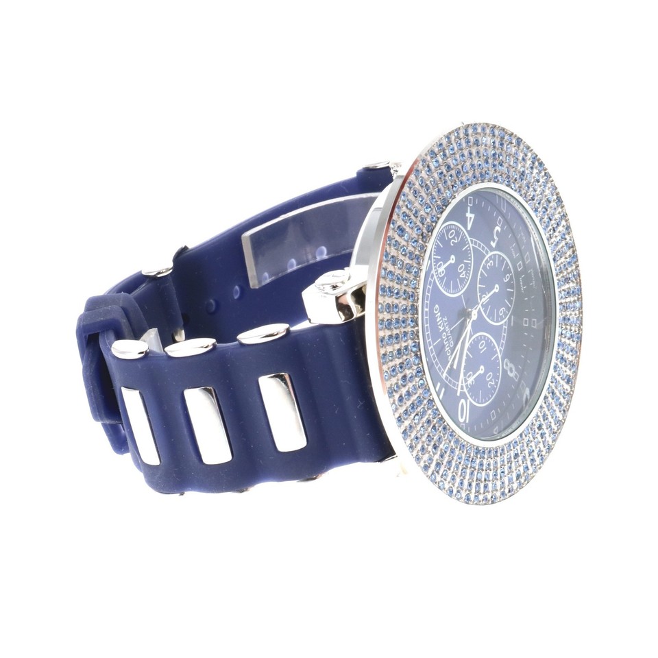Men TECHNO KING Over Size Bezel Chronograph Style Fashion Dressy Hip ...