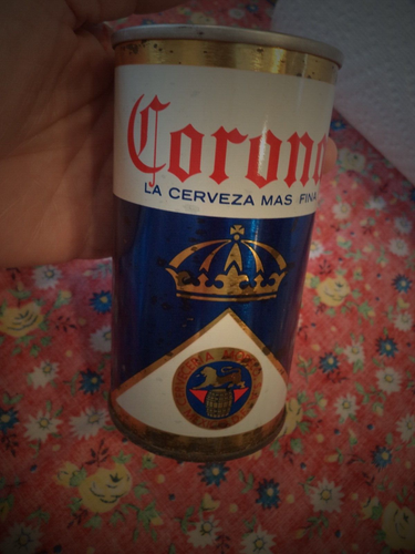 CORONA LA CERVEZA MAS FINA 12 OZ STRAIGHT EDGE STEEL BEER CAN MEXICO | eBay