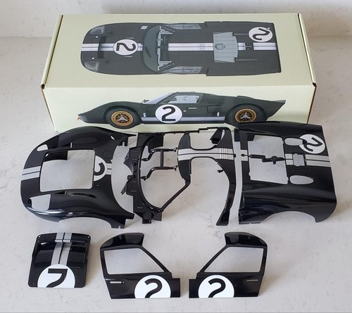 1/12 MENG FORD GT40 MkII '66 FACTORY PREPAID BODY PARTS n tamiya fujimi ...