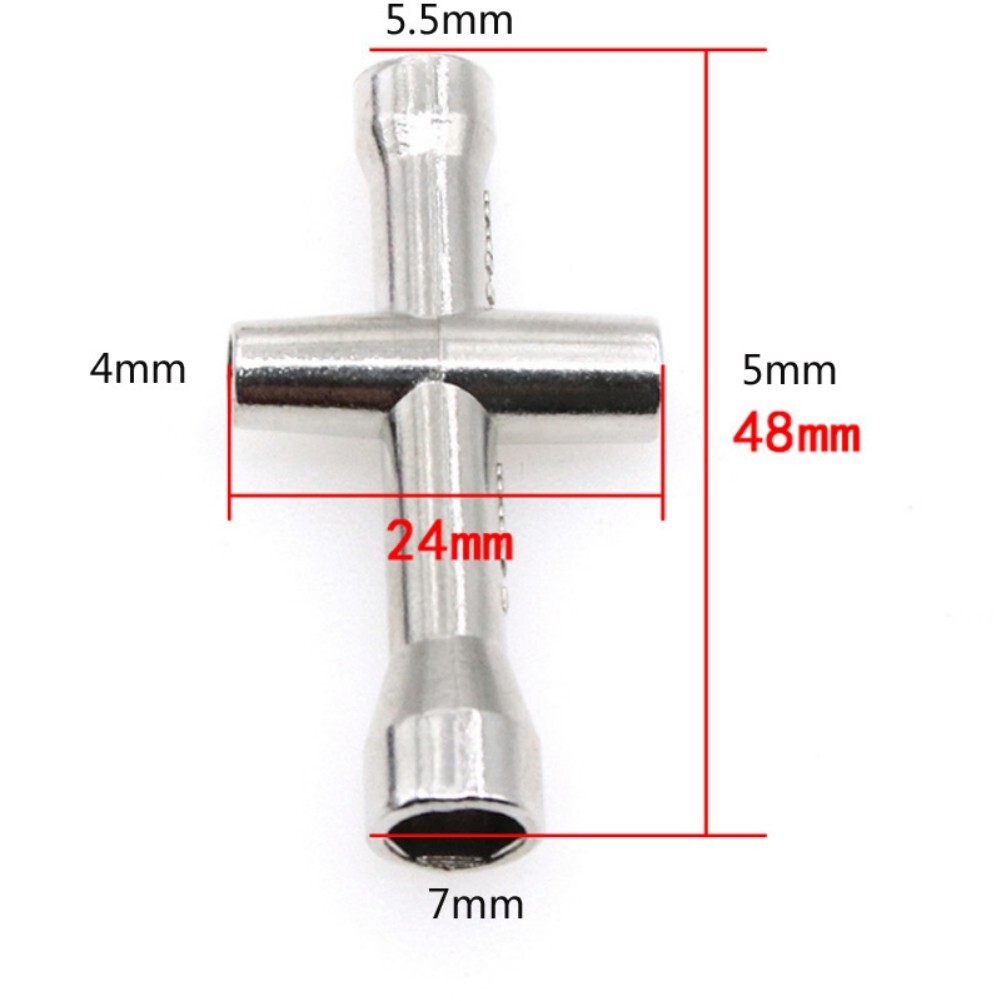 Wrench Mini Spanner Kit M2 M2.5 M3 M4 Metal Model Car Household Sleeve ...