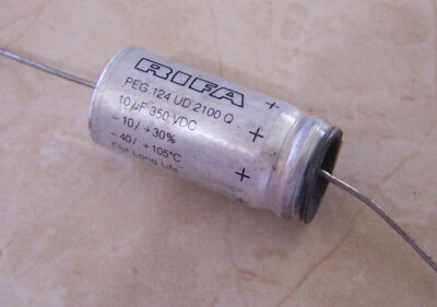 RIFA 10uf 350 Volt Electrolytic Capacitor | eBay