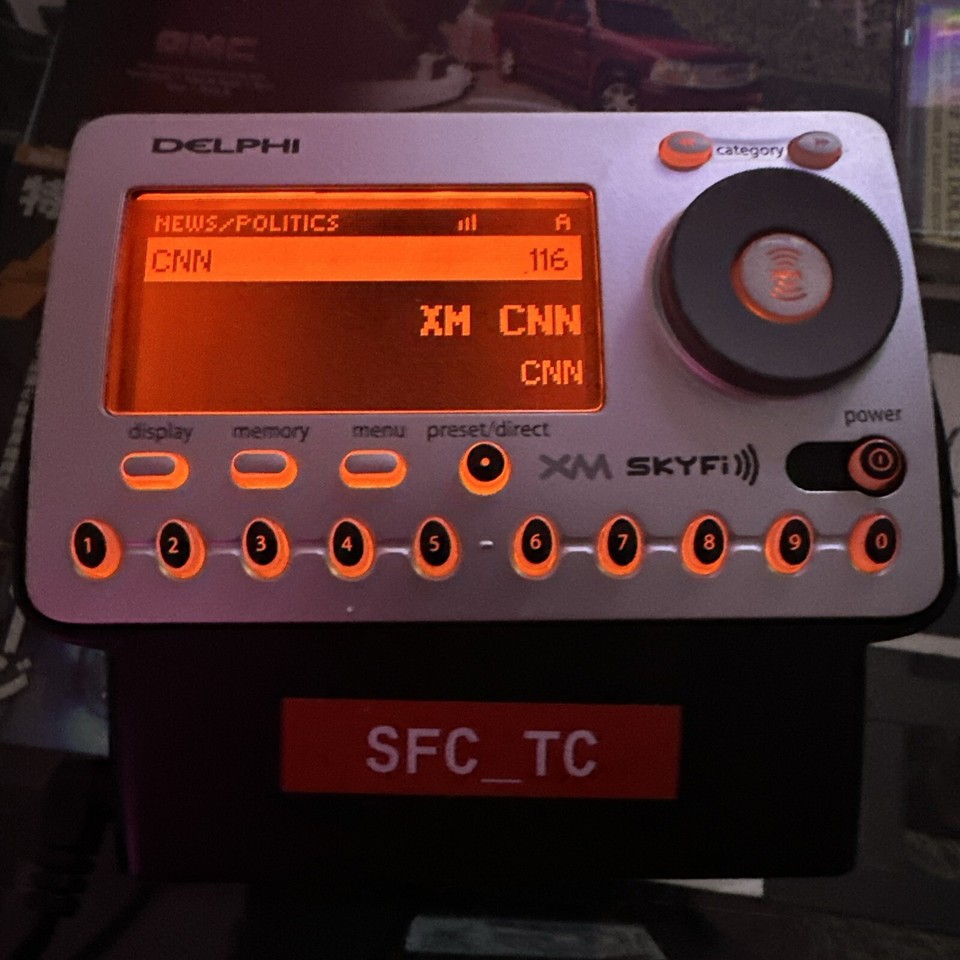 ACTIVATED Delphi SKYFi SA10000 Satellite Radio SIRIUS XM SELECT ...