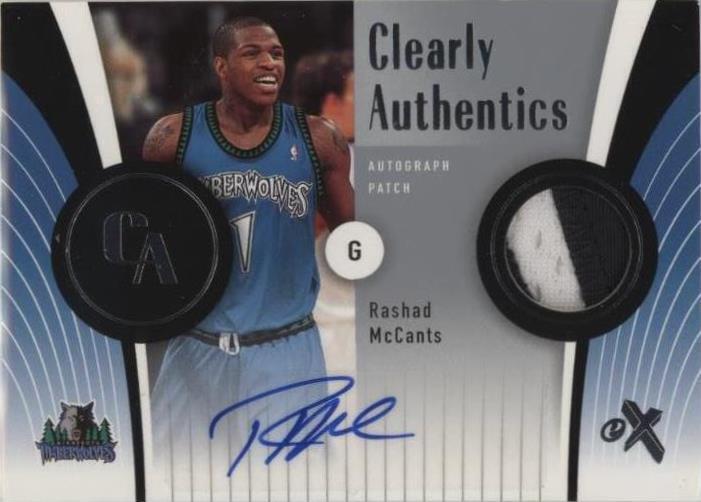 2006-07 Fleer EX - Clearly Authentics Rashad McCants #CA-RM Autograph ...