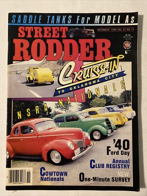 1986 November Street Rodder Magazine NSRA NATIONALS! (CP164) | eBay