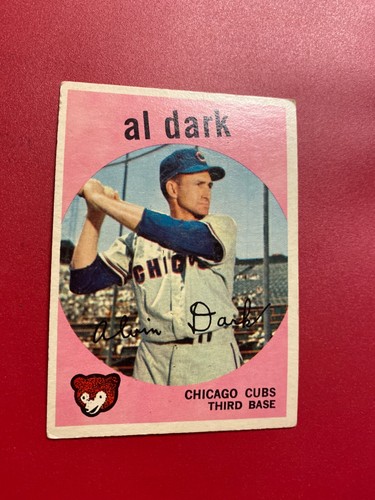 1959 Topps 502 Al Dark Chicago Cubs VGEX-EX | eBay
