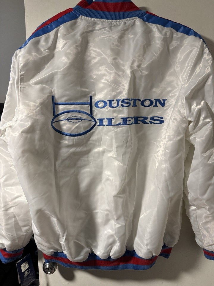 Huston Oilers Bomber Jacket | eBay