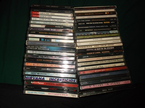 My CD Collection - Lot of 45 CDs - GRUNGE, ROCK, METAL, ETC. - Read ...