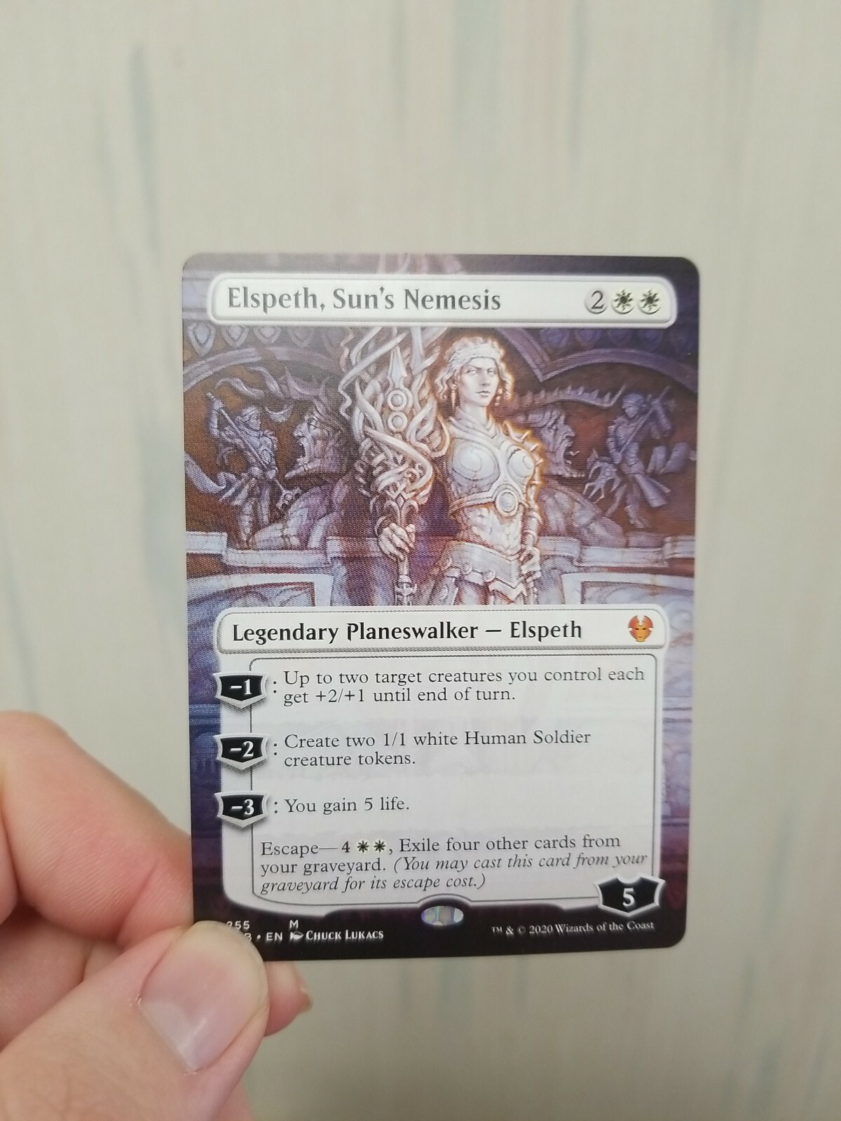 Elspeth, Sun's Nemesis - Borderless (255) Theros Beyond Death x1 1x THB ...