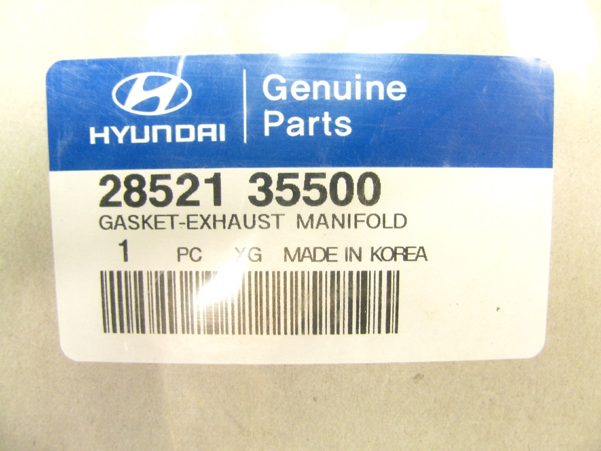2) NEW - OEM 28521-35500 Exhaust Manifold Gasket For 2001 2) NEW - OEM 28521-35500 Exhaust Manifold Gasket For 2001
