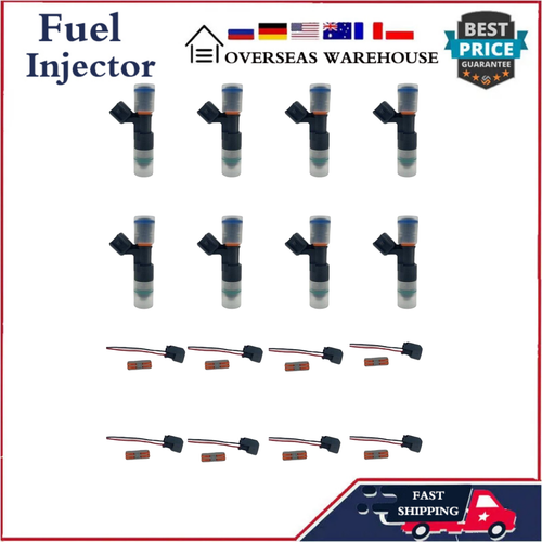 8Pcs 650cc Fuel Injector for EV14 12-19 Nissa NV 1500 NV2500 NV3500 4 ...