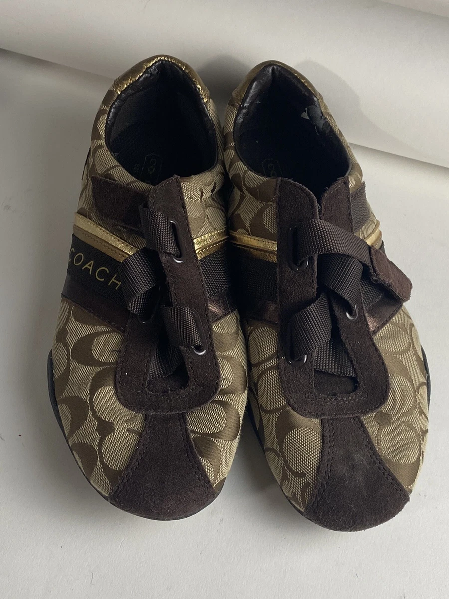 Brown Coach Shoes Velcro