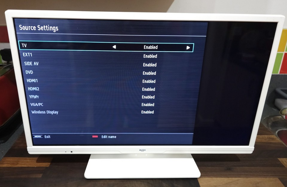 Bush 24" HD Ready TV/DVD Combi – White with remote,LED24265DVD,VGC ...