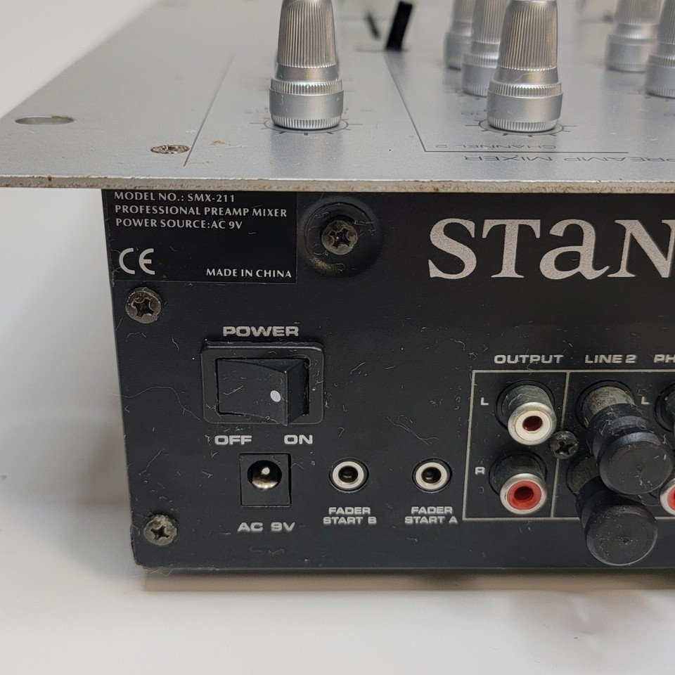 Stanton DJ SMX-211 Professional Preamp Mixer Tested | eBay