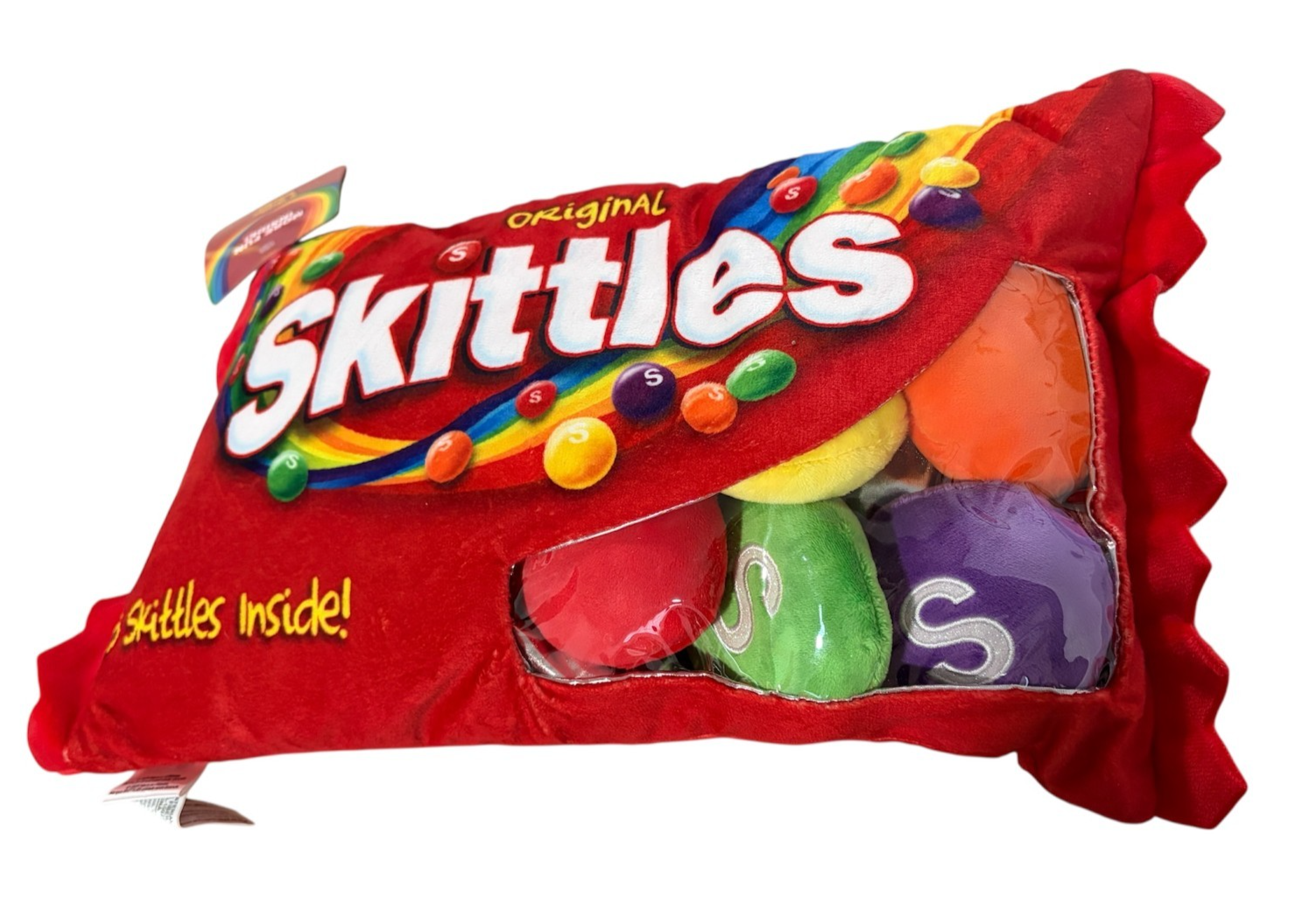 Skittles Red Stuffed Pillow with 5 Mini Candies Plush Pillows Set | eBay