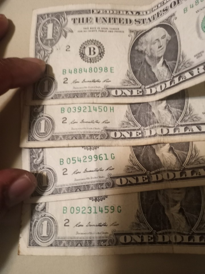 2013 B Series One Dollar Bill | eBay