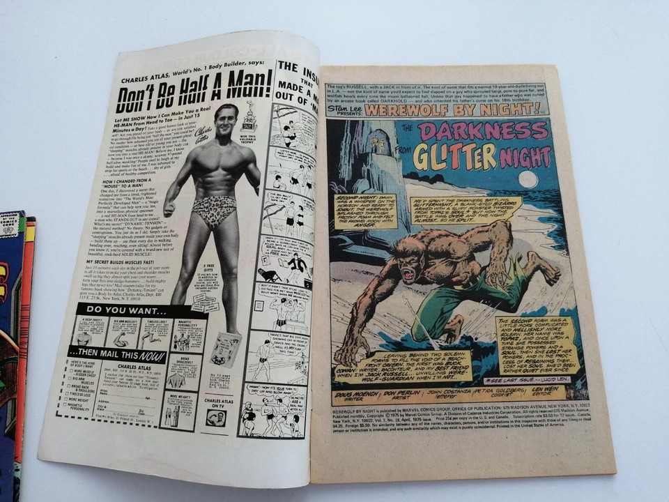 Werewolf by Night Marvel Comic Job Lot Bundle | eBay UK