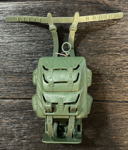 Vintage 1973 Mattel Big Jim Green Pull String Talking Back Pack GI JOE ...