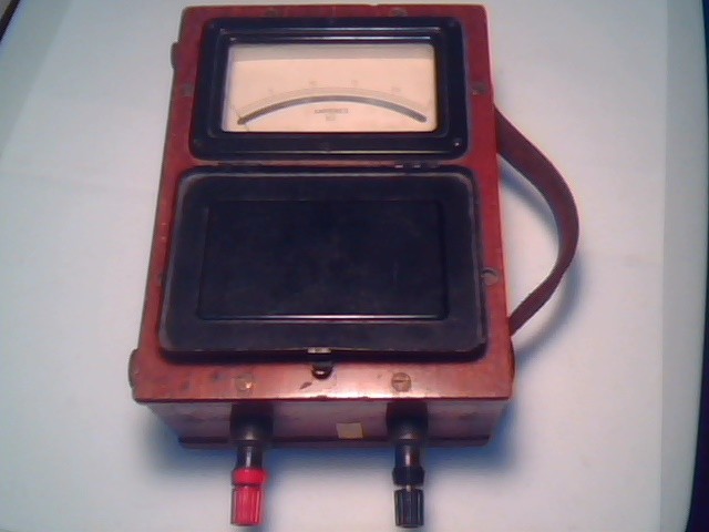 1930's MEGGER AMPERES AMMETER DC 25A EVERSHED & VIGNOLES vintage test ...