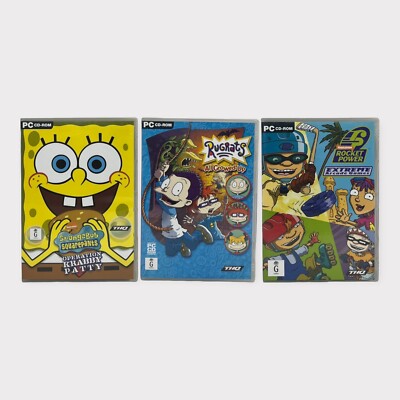 Nickelodeon Windows PC Games - Rocket Power + Rugrats + Spongebob ...