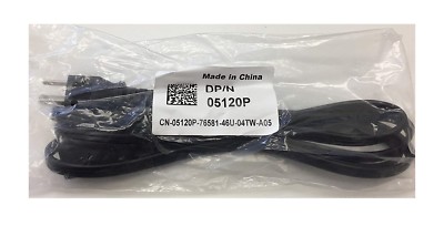 New Dell 6-Ft 05120P 5120P Standard 3-Prong Power Cable - Genuine OEM ...