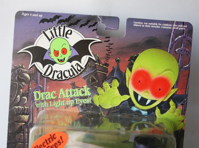 1991 DreamWorks Little Dracula Drac Attack Figure With Light up Eyes for sale online | eBay