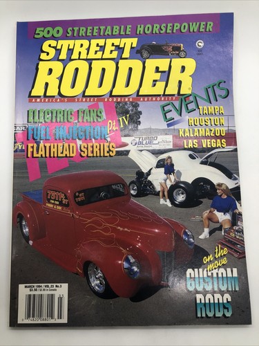 Street Rodder Magazine March 1994 Hot Rod Street Rod Kustoms ...