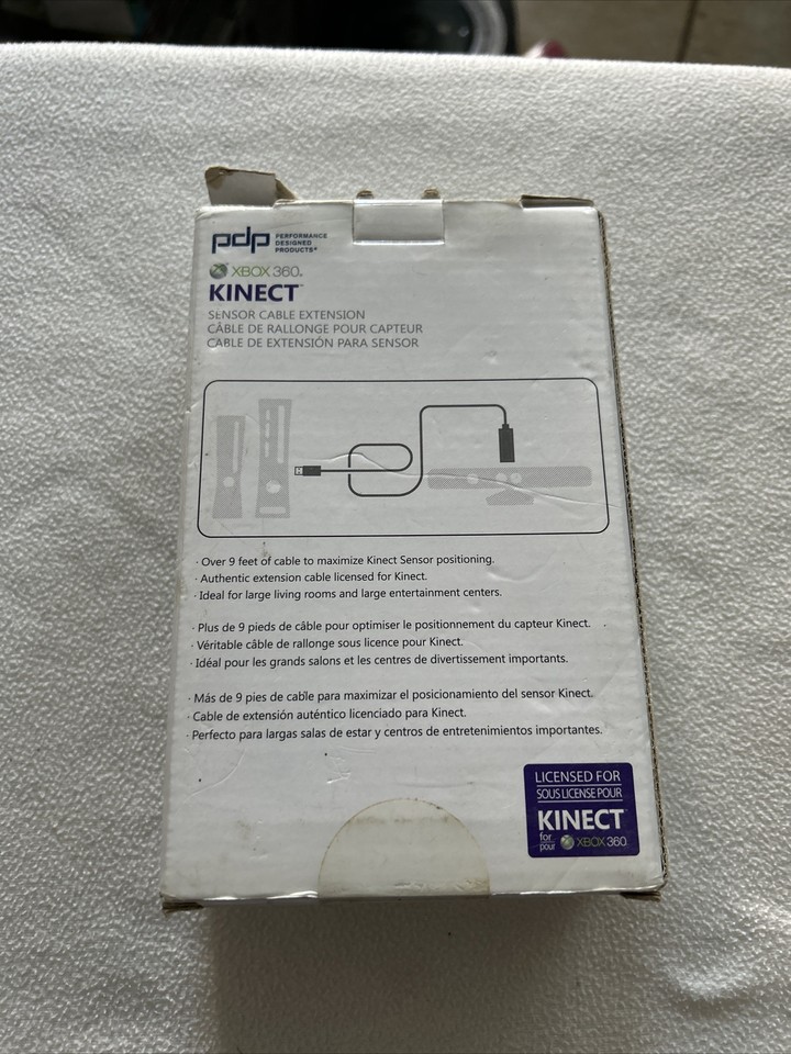 PDP - XBOX 360 KINECT SENSOR CABLE EXTENSION (OVER 9 FEET OF CABLE) | eBay