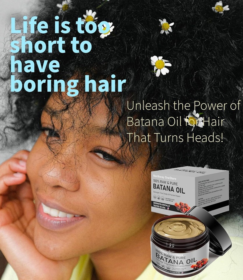 Botana Oil Hair Growth Batana Oil for Hair Growth Dr Sebi Organic,100 ...