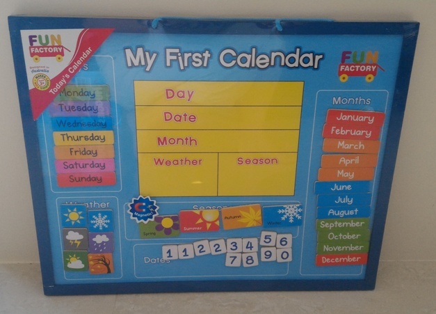 Fun Factory My First Calendar Educational Wooden Toy for sale online | eBay