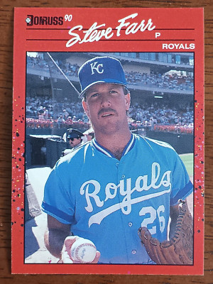 STEVE FARR KANSAS CITY ROYALS 1990 DONRUSS BASEBALL CARD #356 | eBay