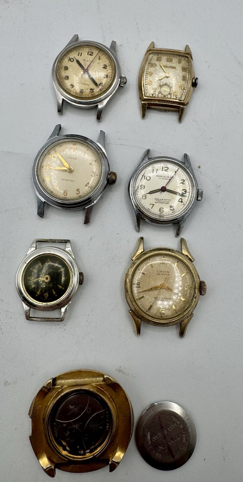 Lot Of 7 Vintage Watches Timex Ruxton Bulova Cimier Orvin Swiss Made | eBay